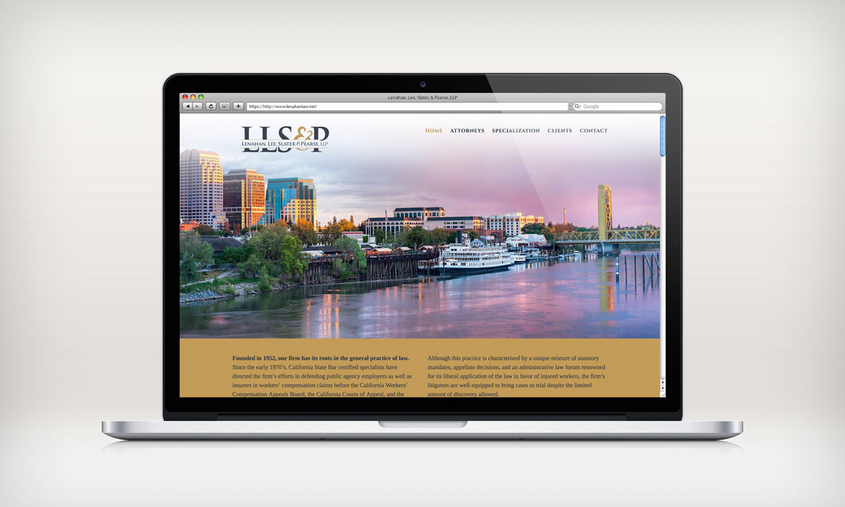 Lenahan, Lee, Slater, & Pearse Website – Hostetler Bakkie Design